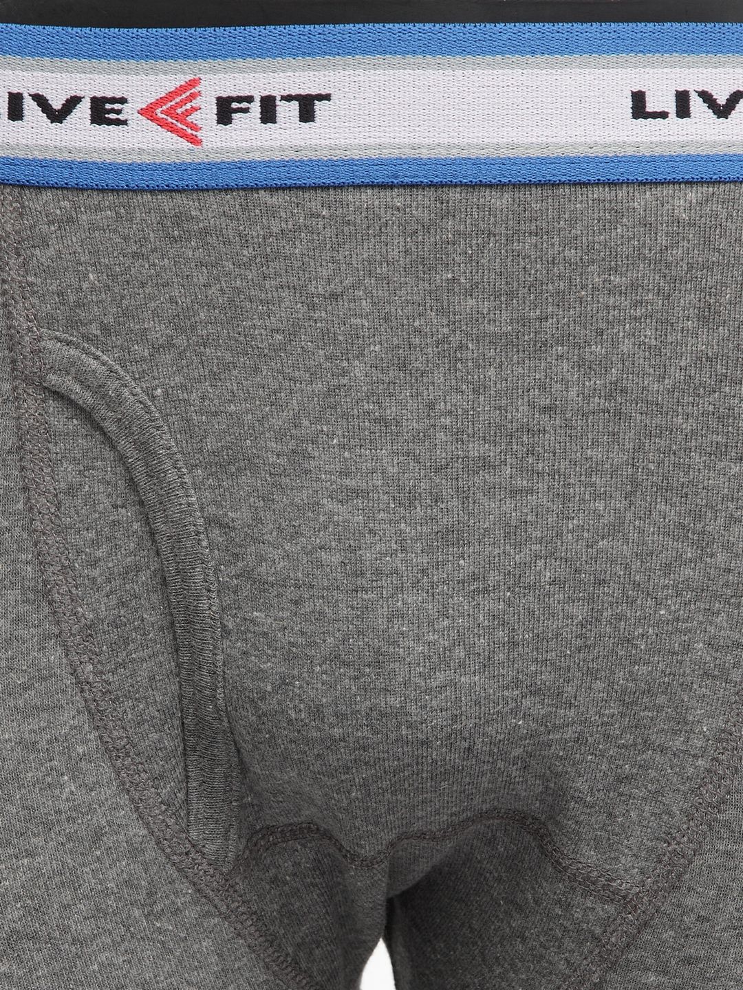 Live Fit Innerwear Long Trunk Anthra Melange