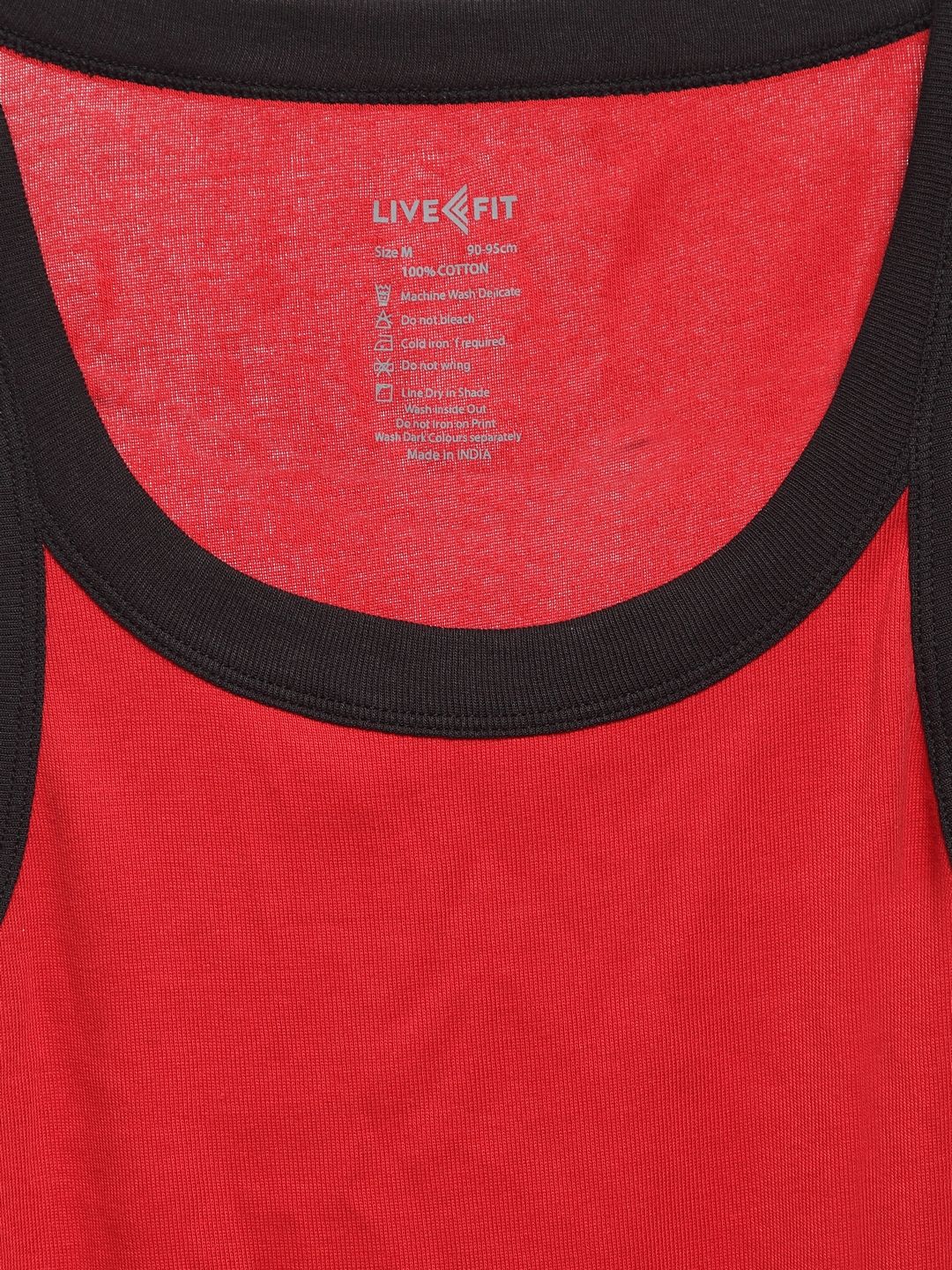 Live Fit Innerwear Vest Red / Black