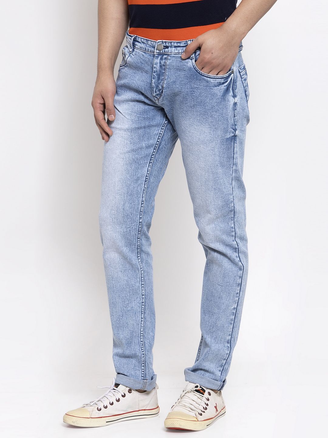 Live Fit Menswear Denim Ice Wash